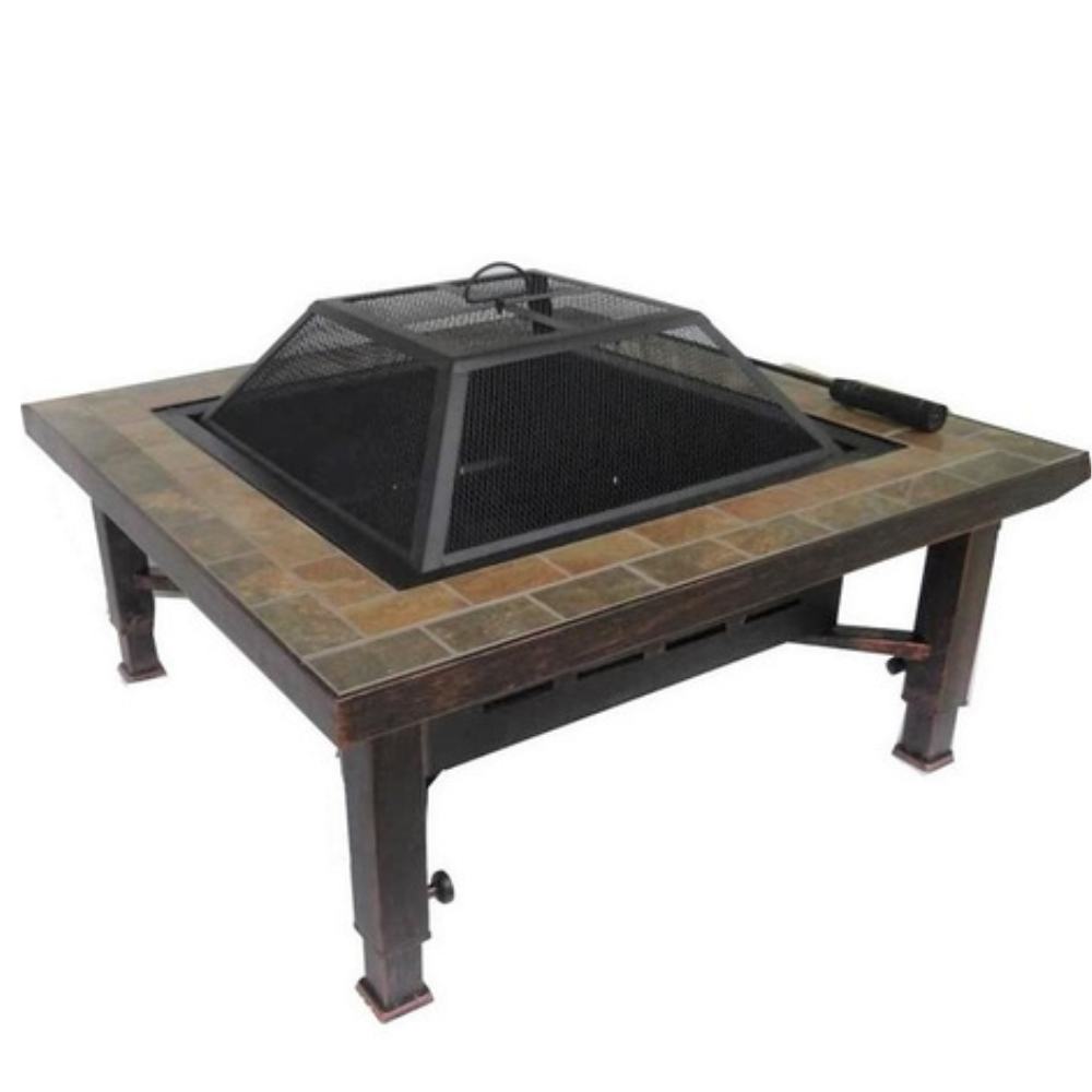 TILE TOP ADJUSTABLE LEG FIRE PIT – Global Outdoors Inc